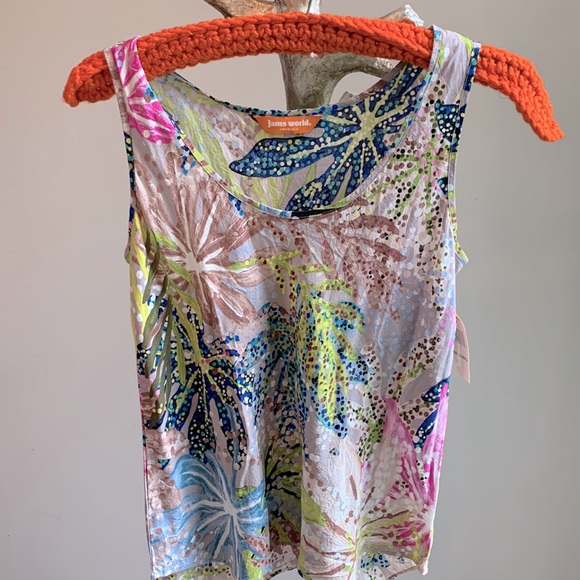 Jams World | Tops | Jams World Sea Leaf Tank | Poshmark